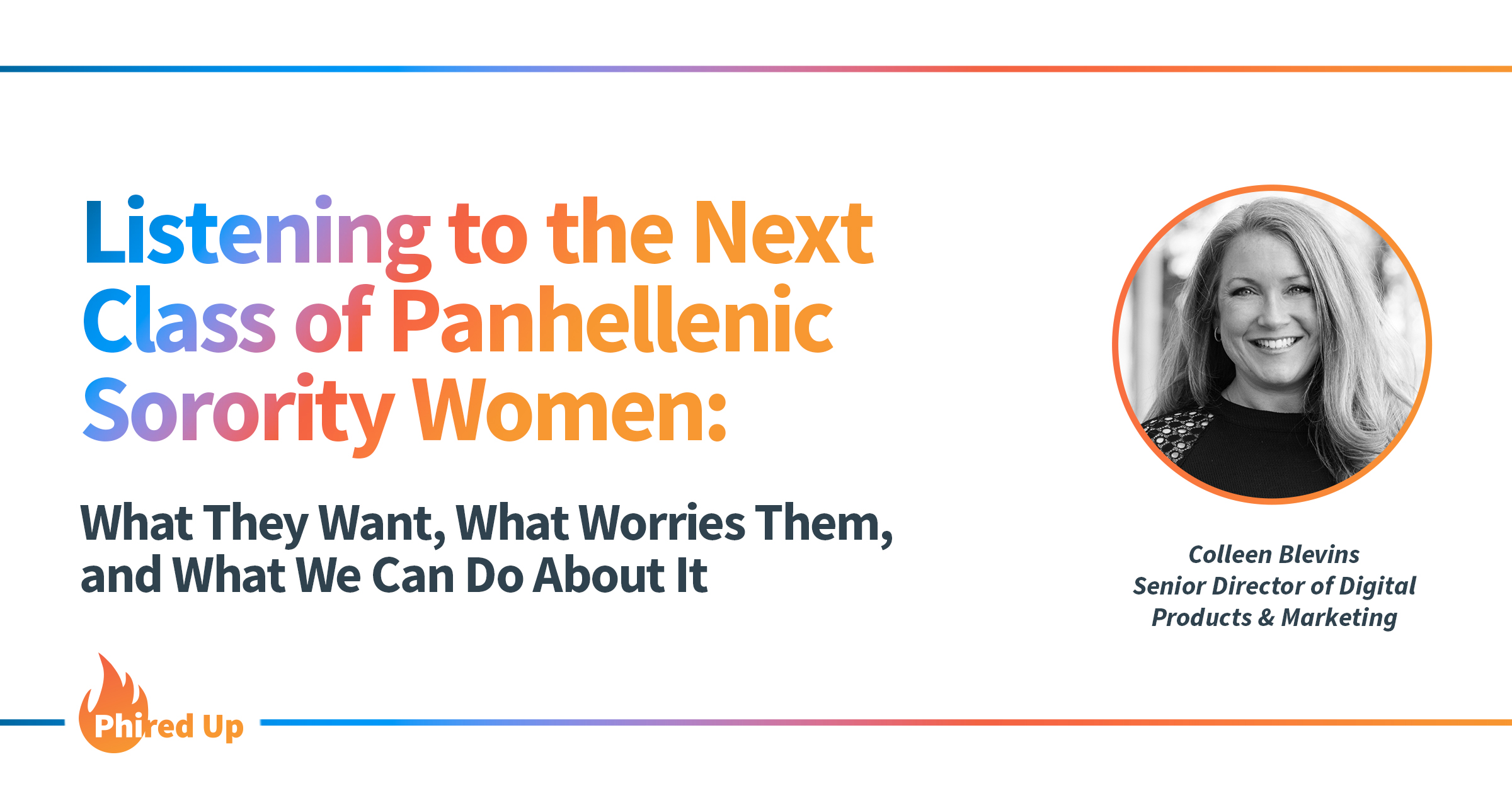 Listening to the Next Class of Panhellenic Sorority Women: What They ...
